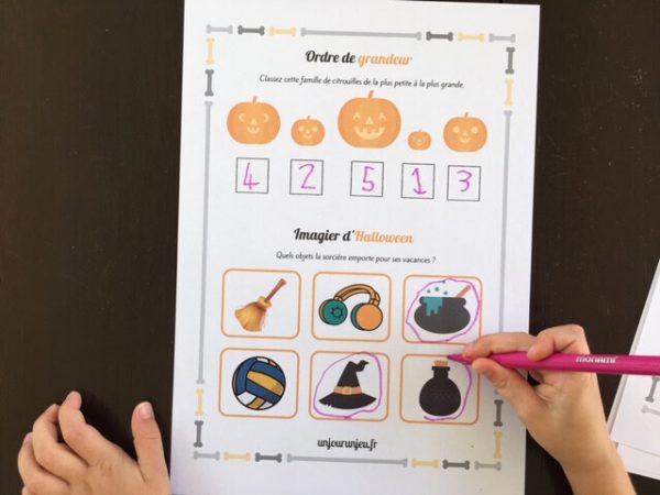 Cahier d'activités spécial Halloween à imprimer pour vos enfants