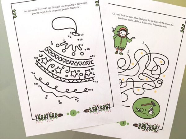 Cahier d'activités des petits lutins à imprimer gratuitement