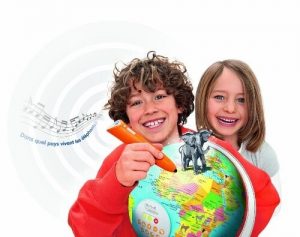 Ravensburger - 00561 - Jeu Éducatif - Globe Interactif Tiptoi - Un jour un jeu