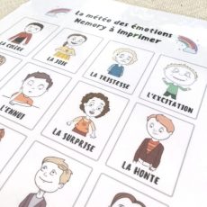 La météo des émotions {cartes et memory à télécharger}