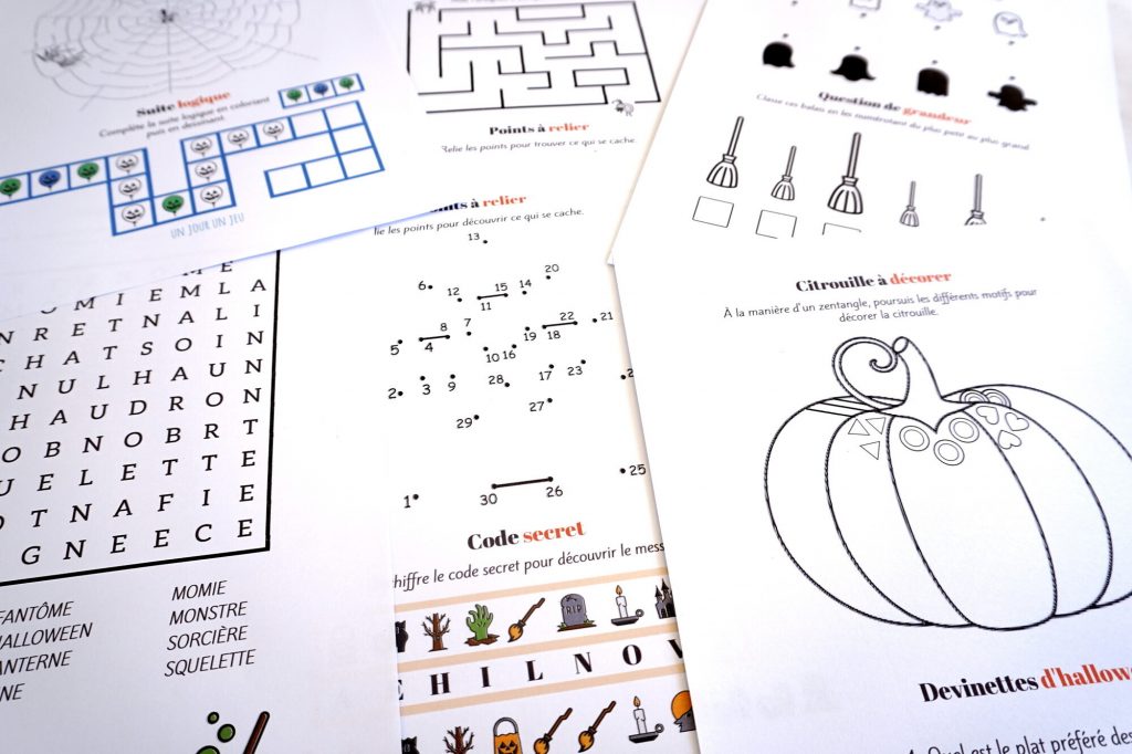 Cahier de jeux pour Halloween : plein d'activités pour amuser vos enfants