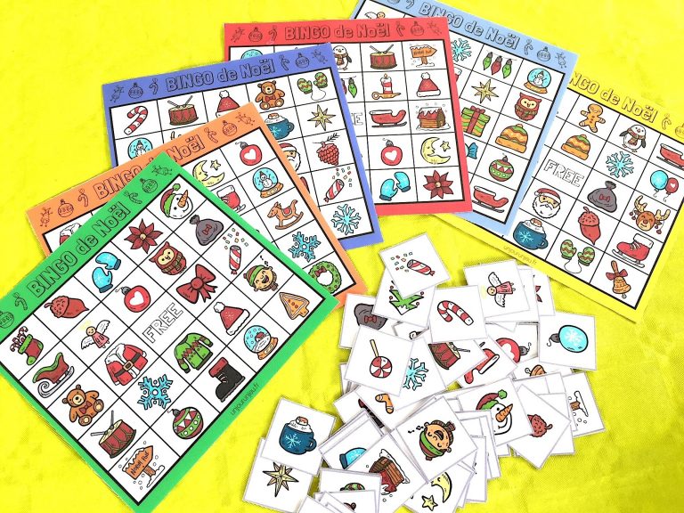 Jeu de Noël : bingo à télécharger gratuitement pour vos enfants