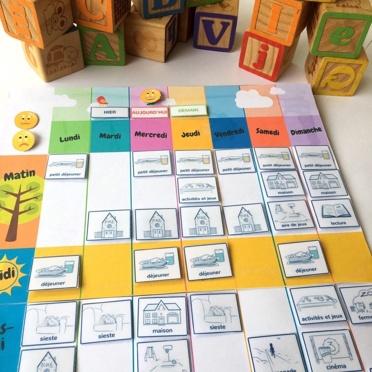 Un semainier à imprimer gratuitement : aide ton enfant à se repérer ...