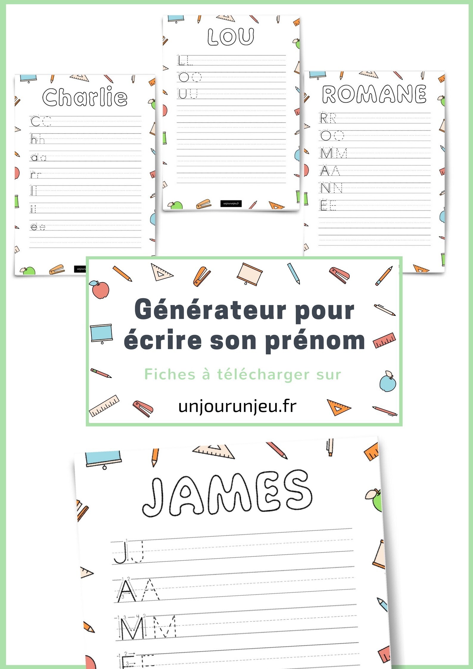 Apprendre crire Son Pr nom G n rateur En Ligne Un Jour Un Jeu Apprendre crire Son Pr nom G n rateur En Ligne Un Jour Un Jeu