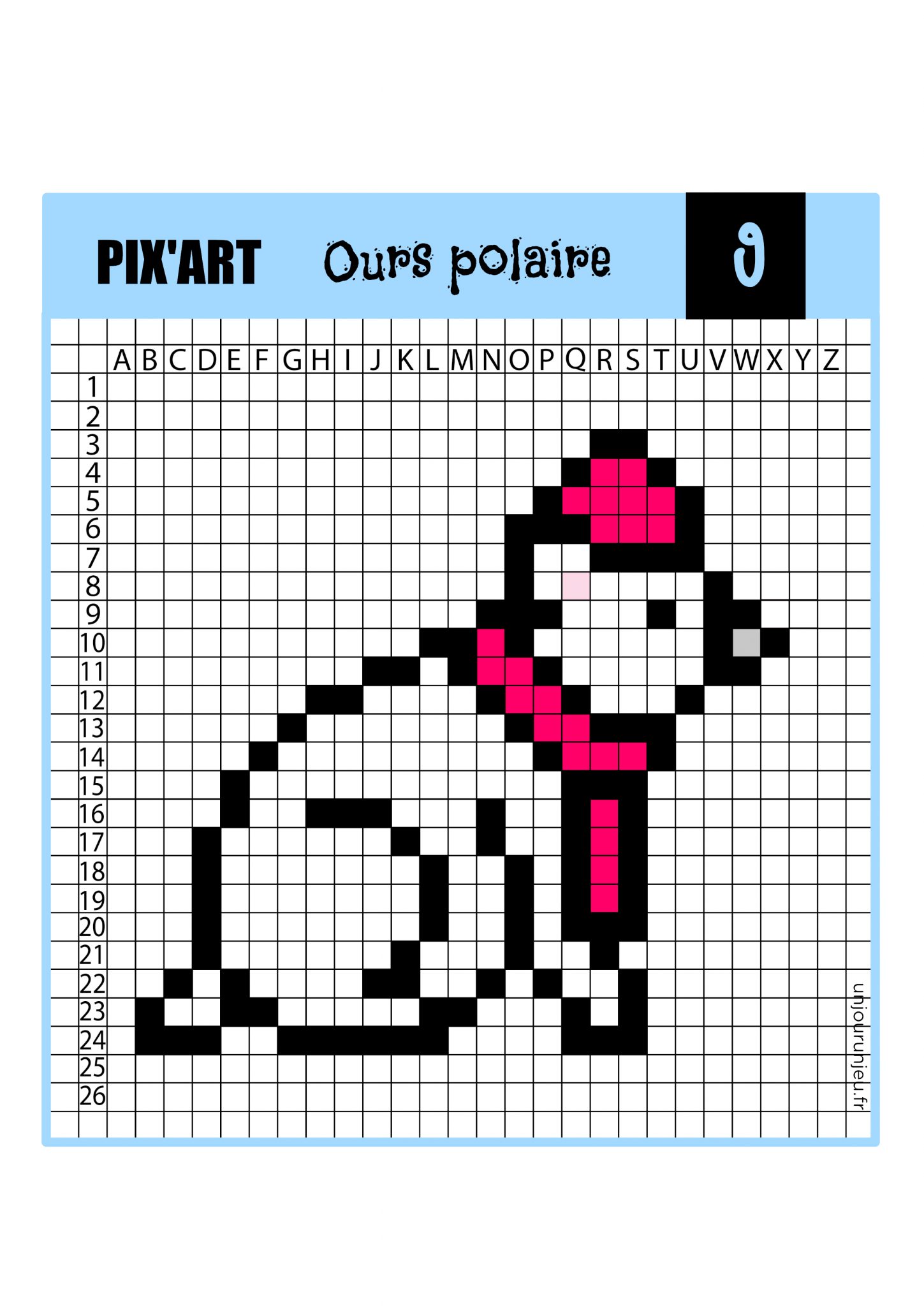 Hiver : 12 modèles de Pixel art à télécharger - Un jour un jeu