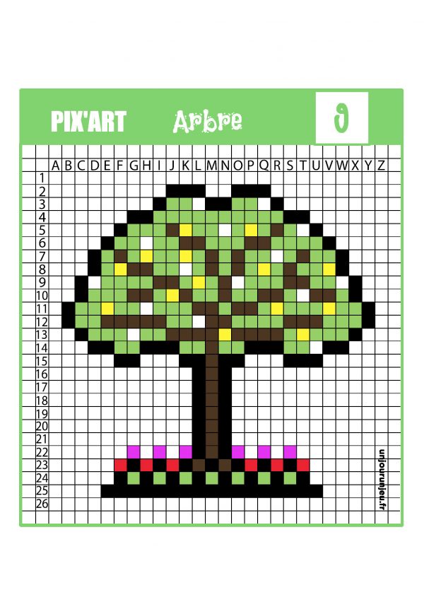Printemps : 12 modèles de Pixel art à télécharger - Un jour un jeu