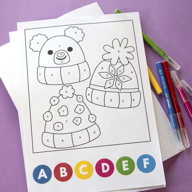 Colorier selon un code : mes coloriages magiques de l'hiver - Un jour ...