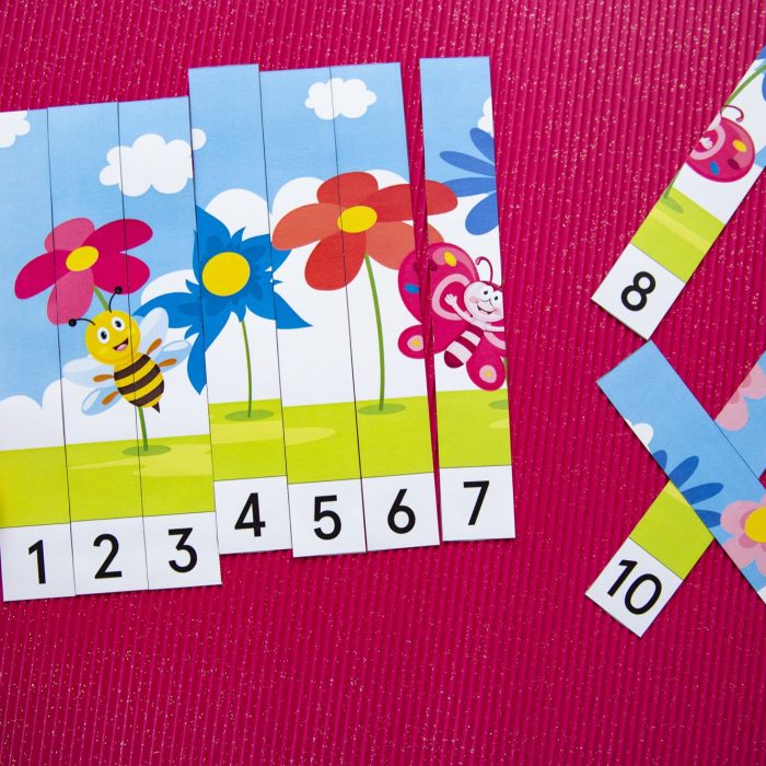 Mes puzzles numériques du printemps à imprimer - Un jour un jeu