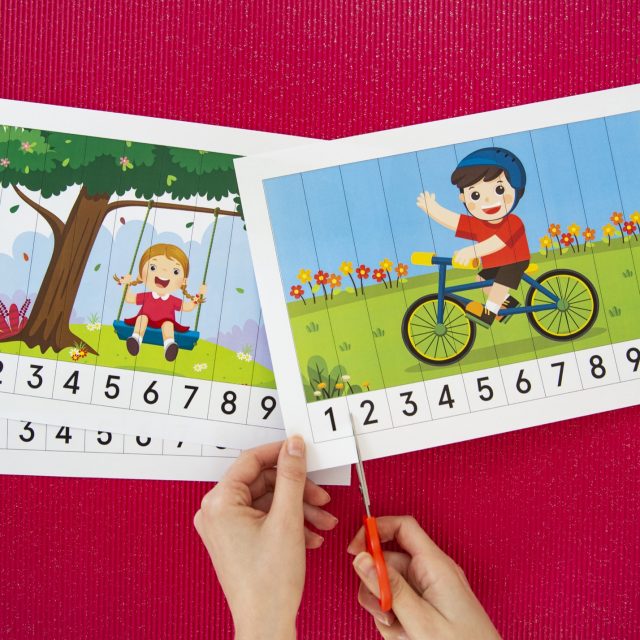 Mes puzzles numériques du printemps à imprimer - Un jour un jeu