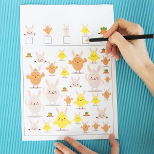 Mes "cherche et compte" de Pâques à imprimer - Un jour un jeu