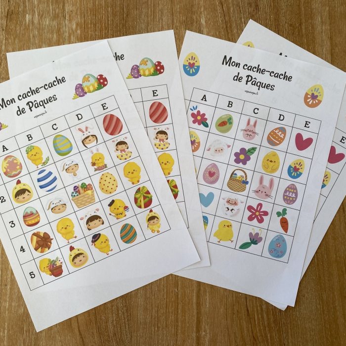 Mon cache-cache de Pâques à imprimer - Un jour un jeu