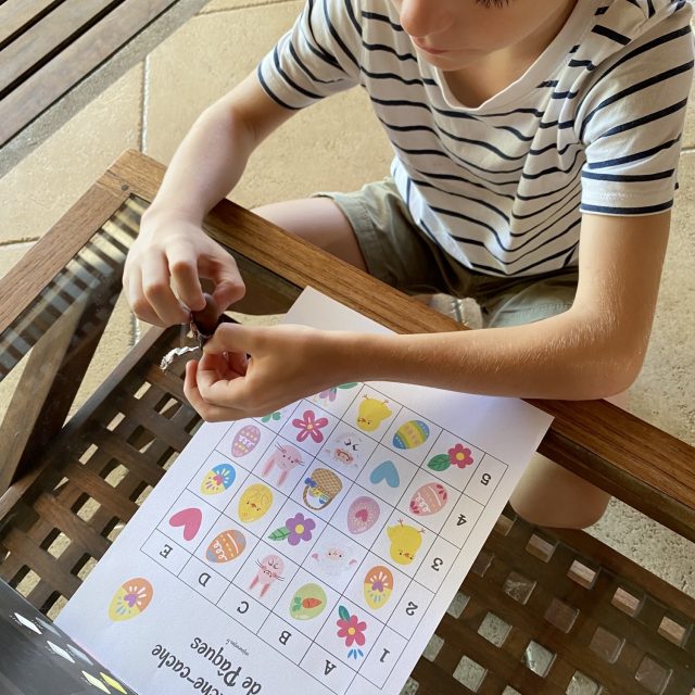 Mon cache-cache de Pâques à imprimer - Un jour un jeu