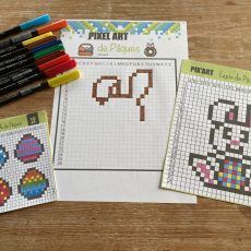 Mes 12 modèles de Pixel Art de Pâques à reproduire - Un jour un jeu