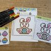 Mes 12 modèles de Pixel Art de Pâques à reproduire - Un jour un jeu