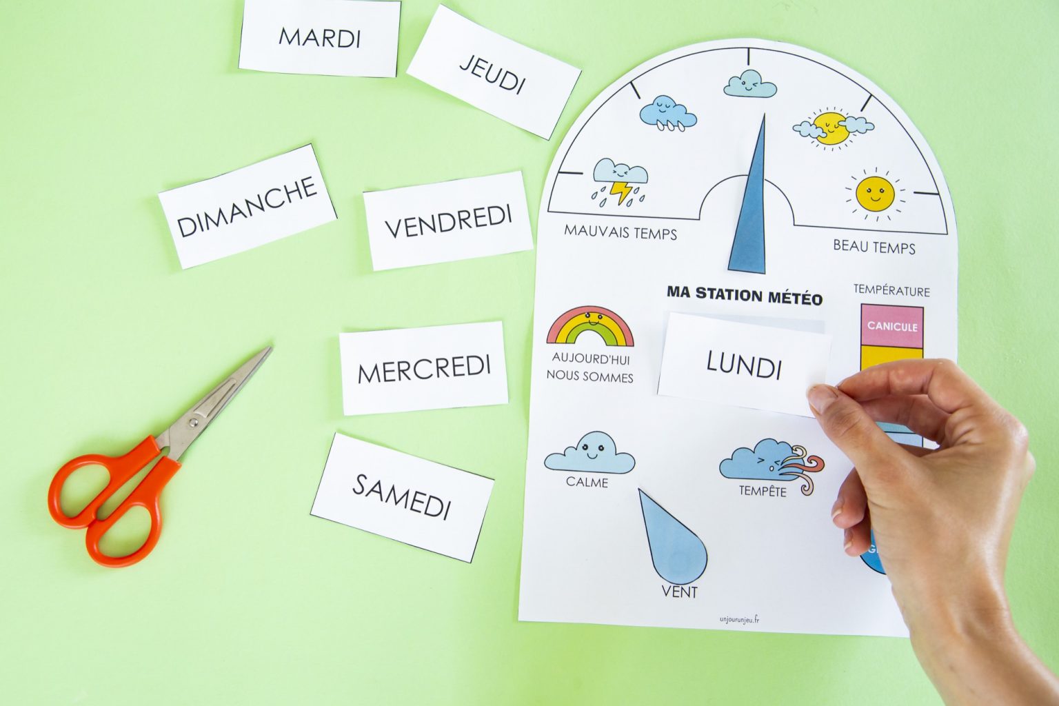 Ma station météo à imprimer - Un jour un jeu
