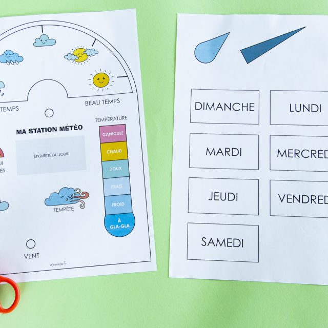 Ma station météo à imprimer - Un jour un jeu