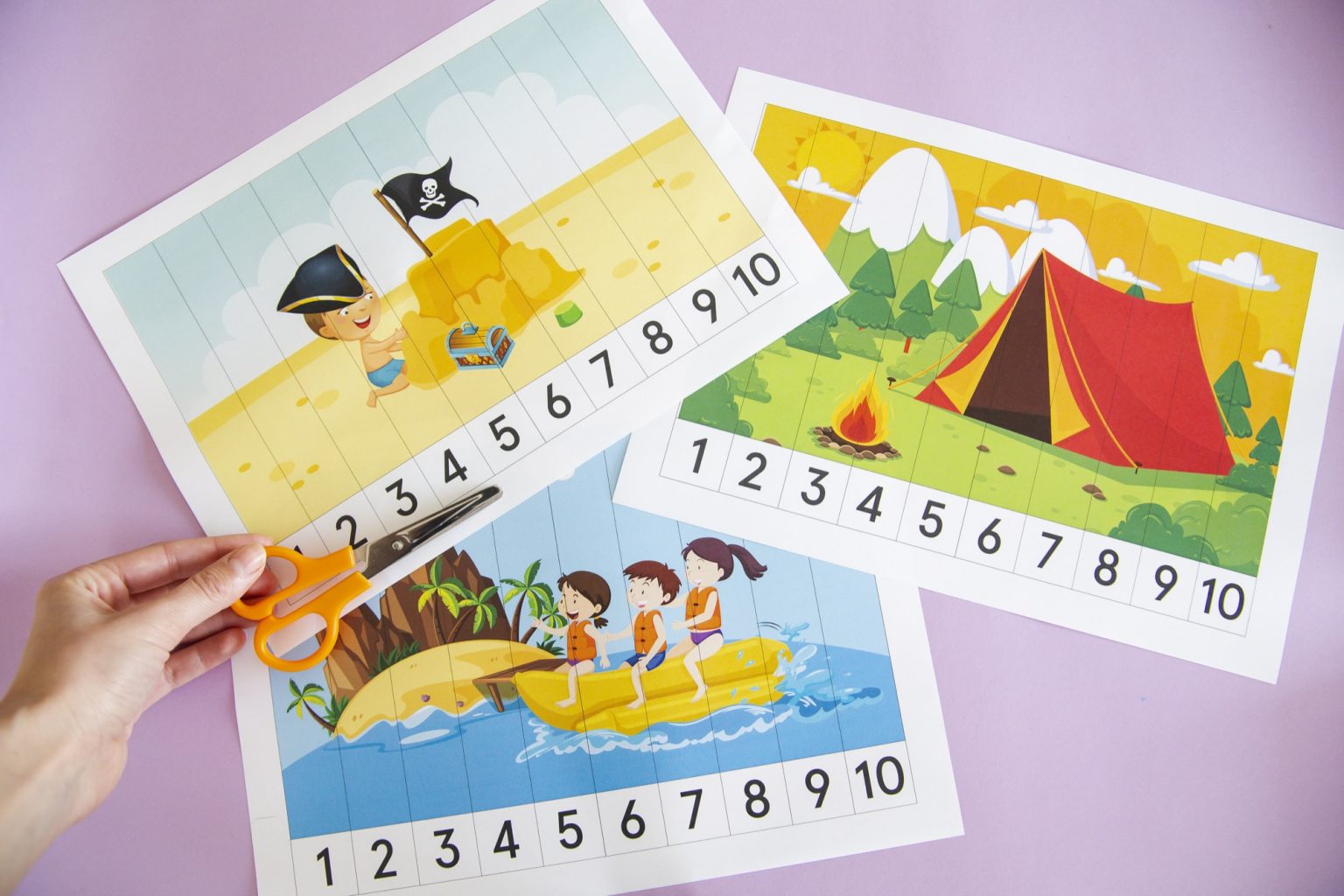 Mes puzzles numériques à réaliser en toute autonomie - Un jour un jeu