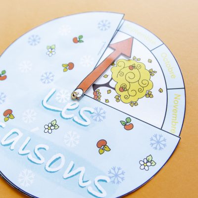 Ma roue des saisons à imprimer - Un jour un jeu