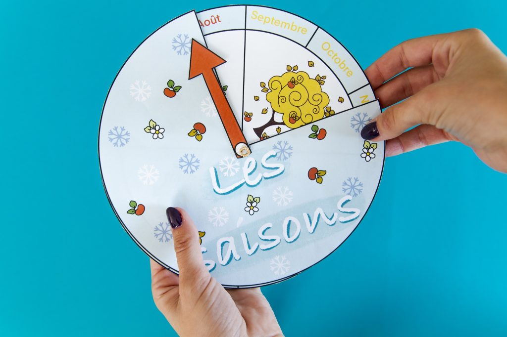 Ma roue des saisons à imprimer - Un jour un jeu