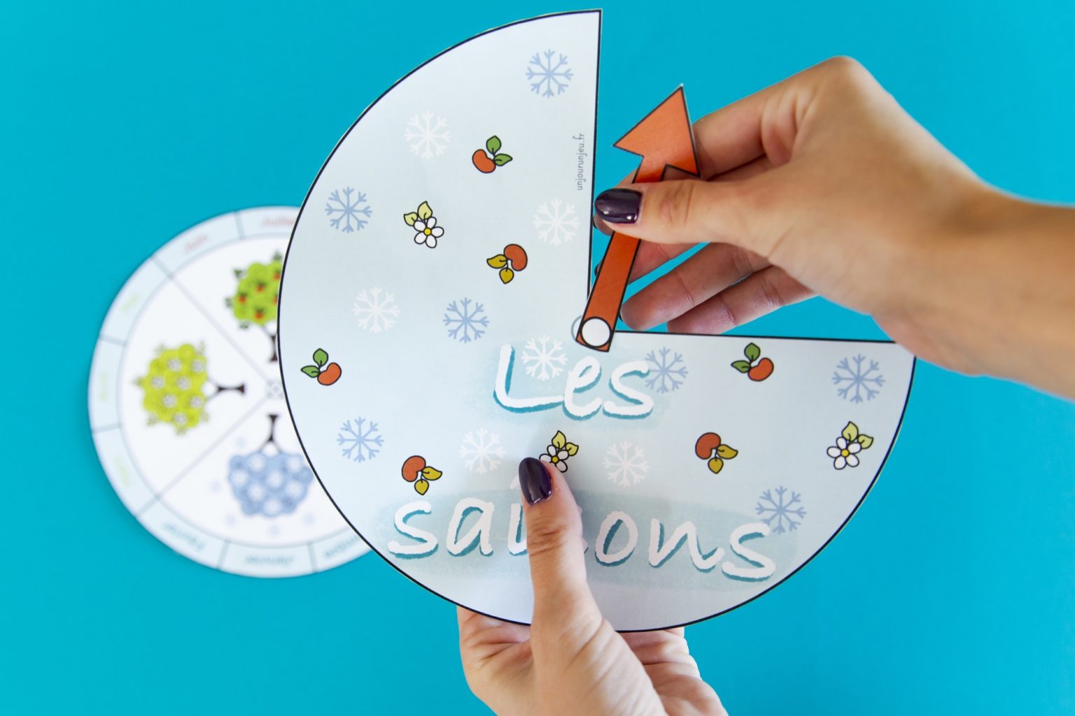 Ma roue des saisons à imprimer - Un jour un jeu