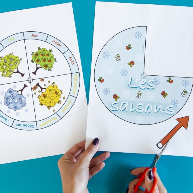 Ma roue des saisons à imprimer - Un jour un jeu