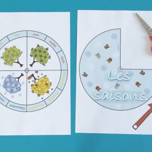 Ma roue des saisons à imprimer - Un jour un jeu