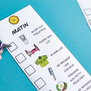 Ma petite routine du soir et du matin à imprimer - Un jour un jeu