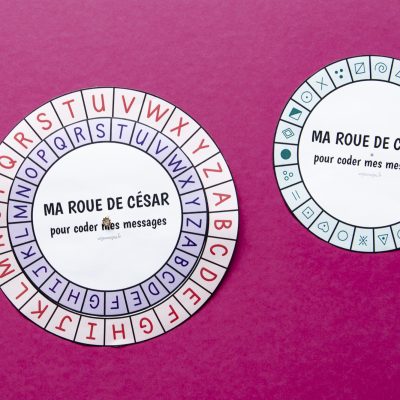 Ma roue de César pour envoyer des messages codés - Un jour un jeu