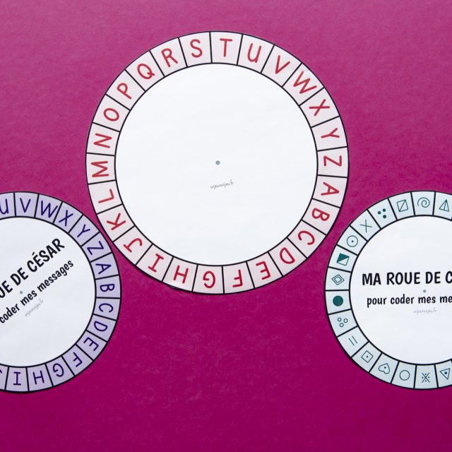 Ma roue de César pour envoyer des messages codés - Un jour un jeu