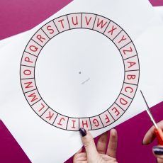 Ma roue de César pour envoyer des messages codés - Un jour un jeu