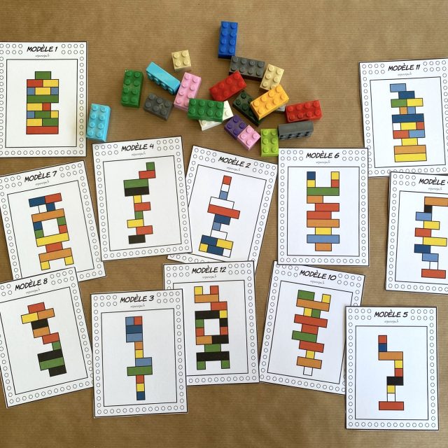 Atelier autonome : mes petites fiches Lego à reproduire - Un jour un jeu
