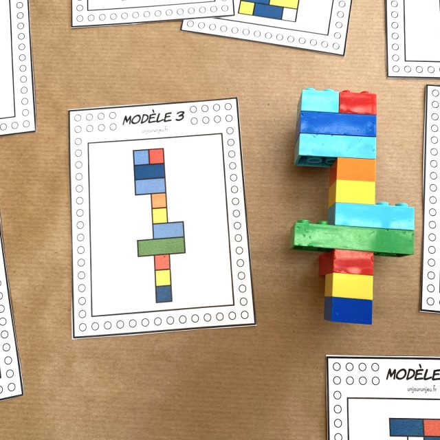 Atelier autonome : mes petites fiches Lego à reproduire - Un jour un jeu