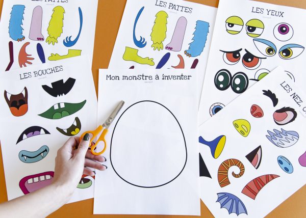 Atelier pour Halloween : mes monstres créatifs - Un jour un jeu