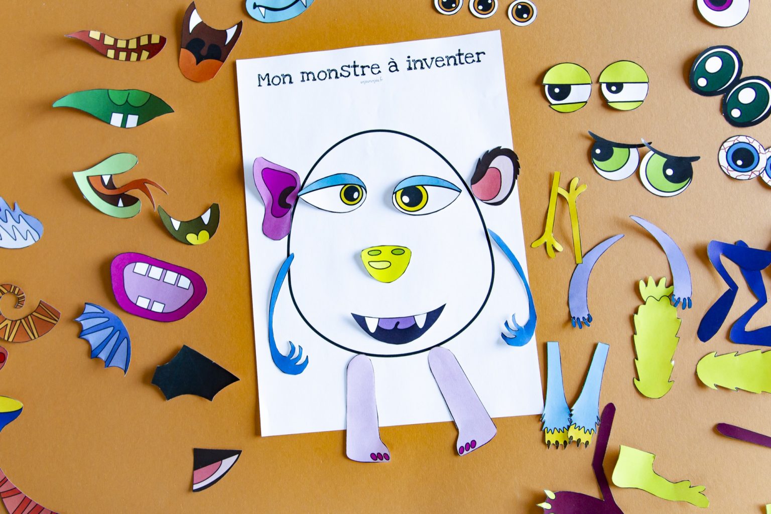 Atelier pour Halloween : mes monstres créatifs - Un jour un jeu