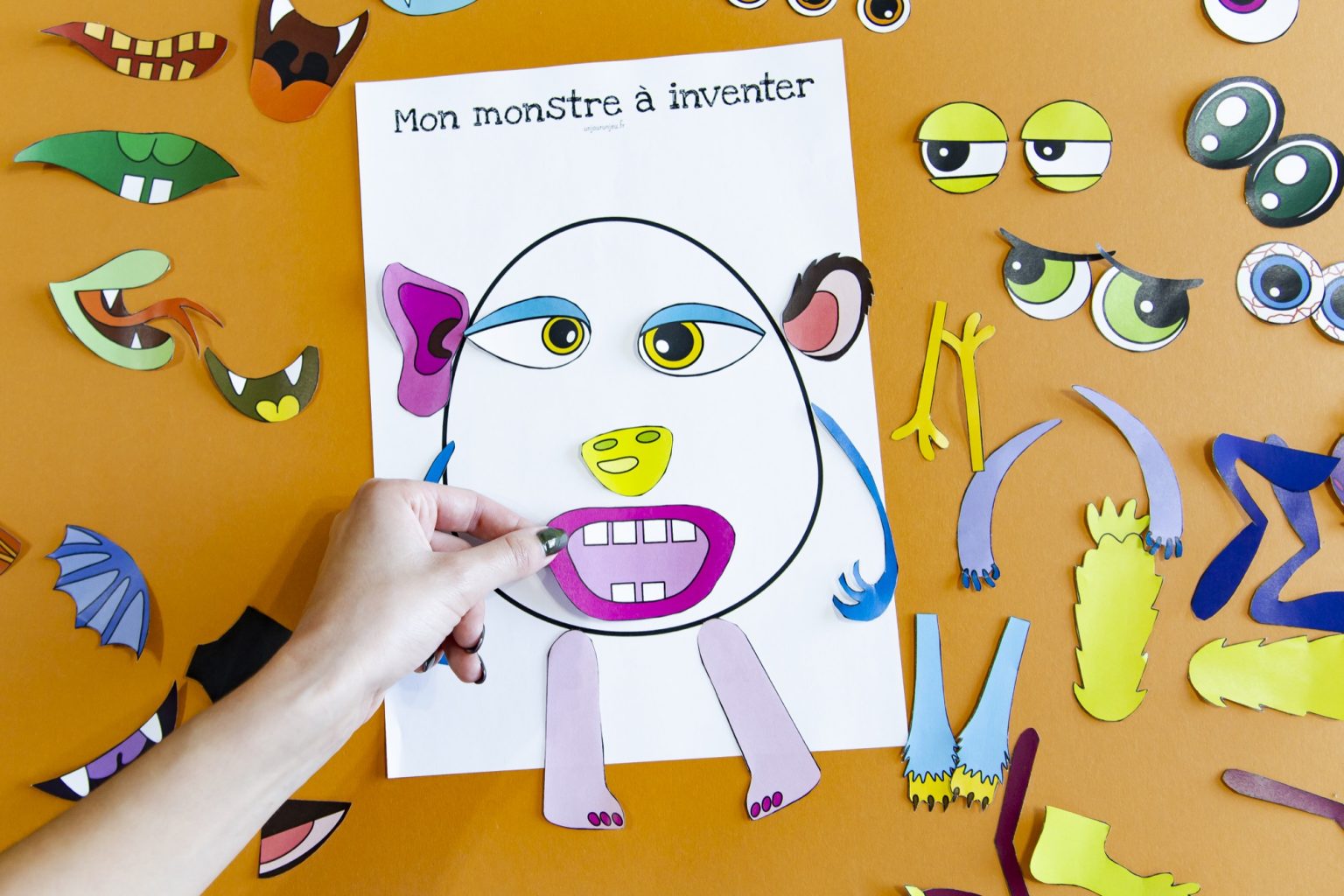 Atelier pour Halloween : mes monstres créatifs - Un jour un jeu