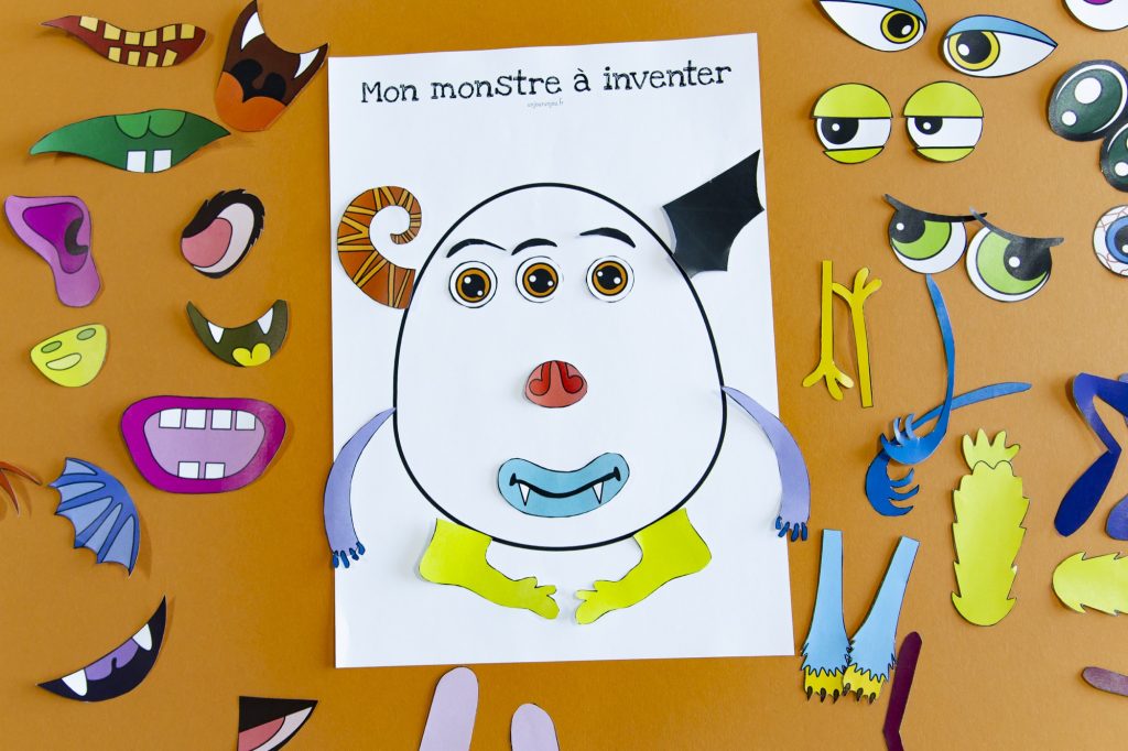 Atelier pour Halloween : mes monstres créatifs - Un jour un jeu
