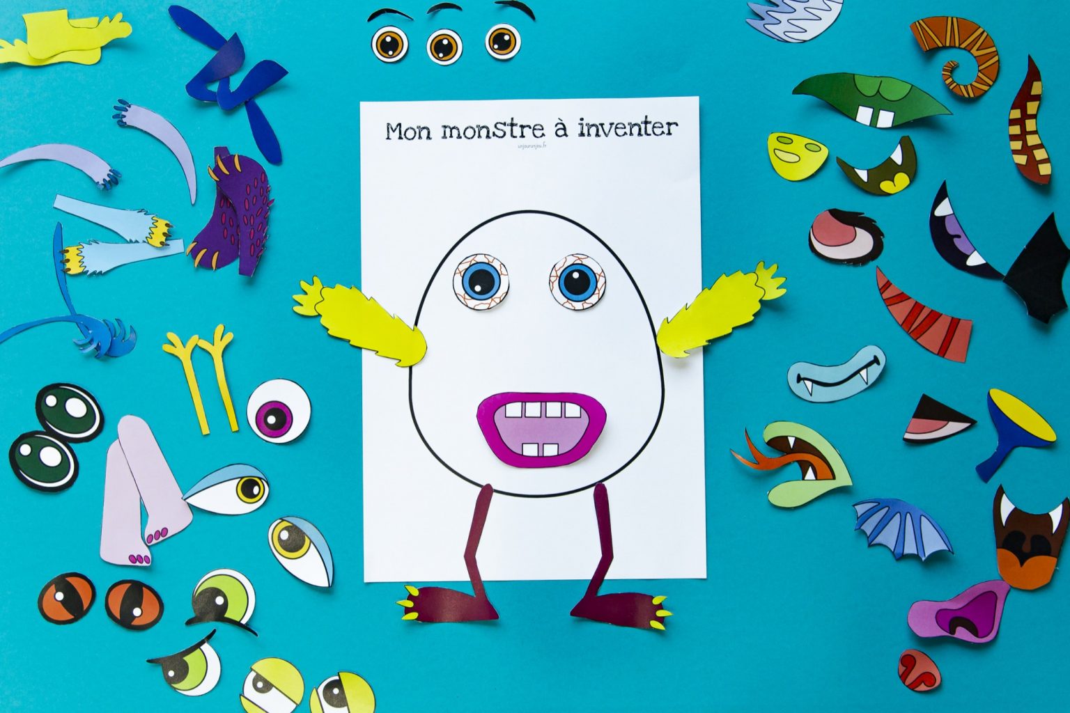 Atelier pour Halloween : mes monstres créatifs - Un jour un jeu