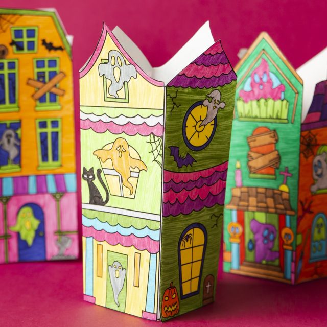 Mes maisons hantées à décorer pour Halloween - Un jour un jeu