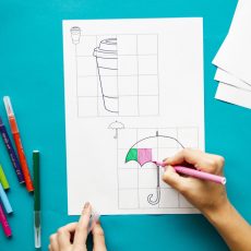 Mes fiches de l'automne pour travailler la symétrie - Un jour un jeu