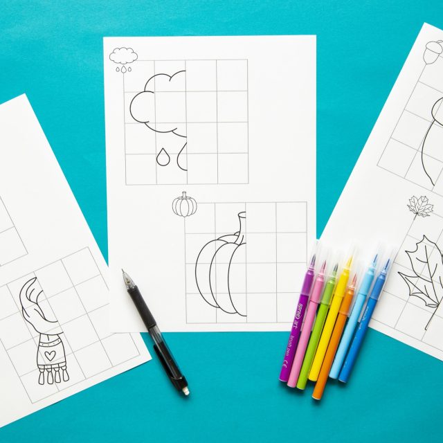 Mes fiches de l'automne pour travailler la symétrie - Un jour un jeu