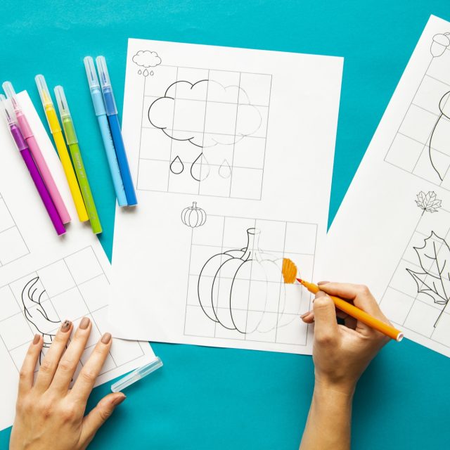 Mes fiches de l'automne pour travailler la symétrie - Un jour un jeu