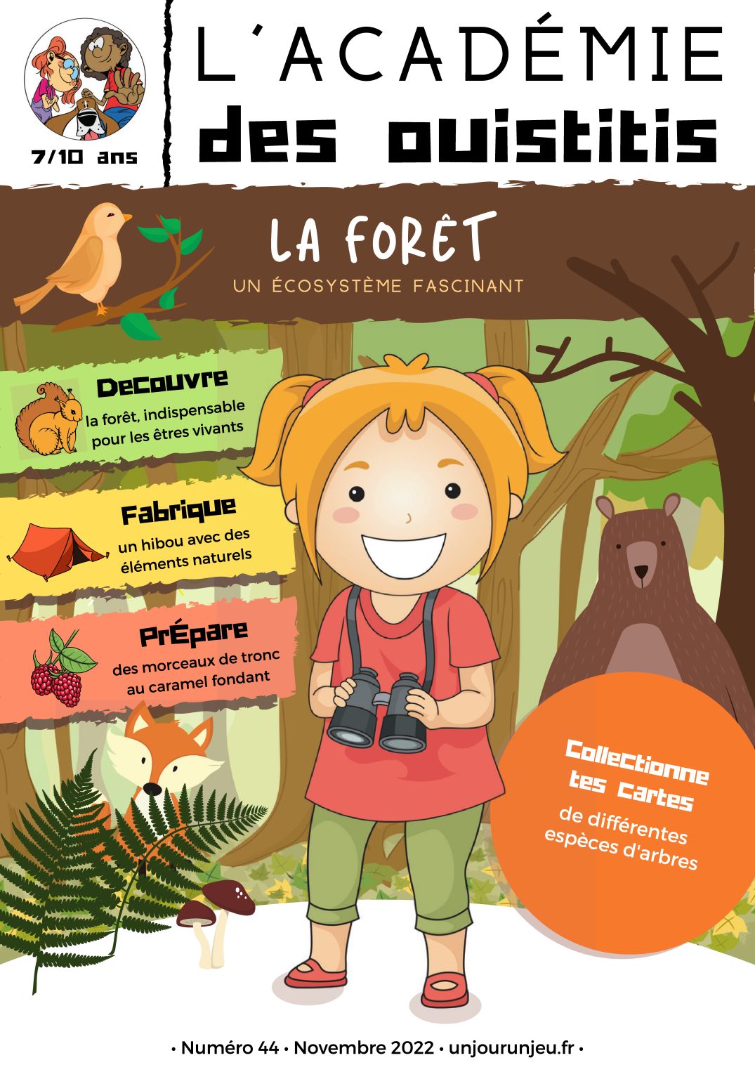 L'Académie des ouistitis se promène dans la forêt - Un jour un jeu
