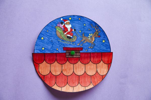 Activité de Noël : ma cheminée pour le père Noël - Un jour un jeu