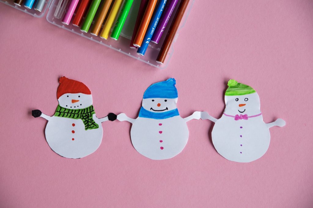 Mon bonhomme de neige à décorer - Un jour un jeu
