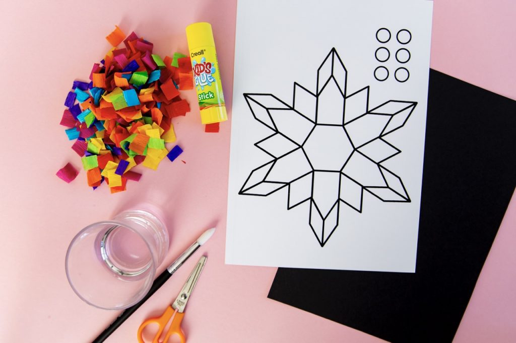 Atelier créatif : mon beau flocon d'art - Un jour un jeu