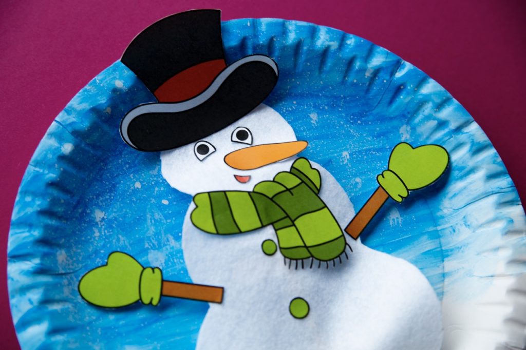 Mon bonhomme de neige à décorer - Un jour un jeu
