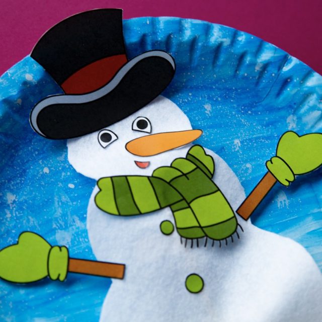 Bricolage d'hiver : mon bonhomme de neige qui fond - Un jour un jeu