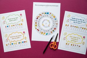 Mes messages printaniers à décoder - Un jour un jeu