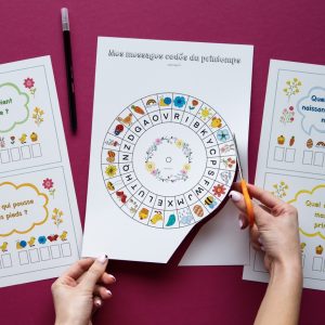 Mes messages printaniers à décoder - Un jour un jeu