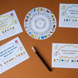 Mes messages printaniers à décoder - Un jour un jeu